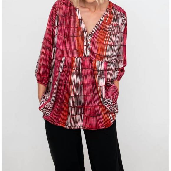 OZAI N KU | Tops | New Ozai N Ku Sunset Tunic In Sunset | Poshmark